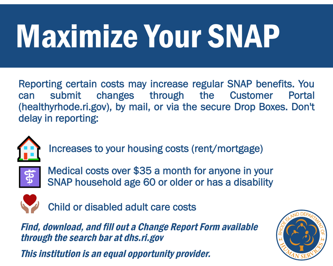 General Resources and Support | RI Department of Human Services