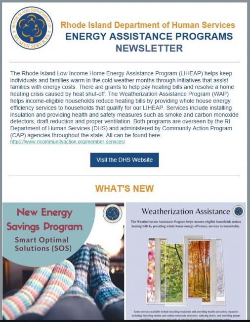LIHEAP Research, Reports & Newsletters | RI Department of Human Services